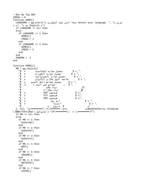 Pubg Script Menu Pdf
