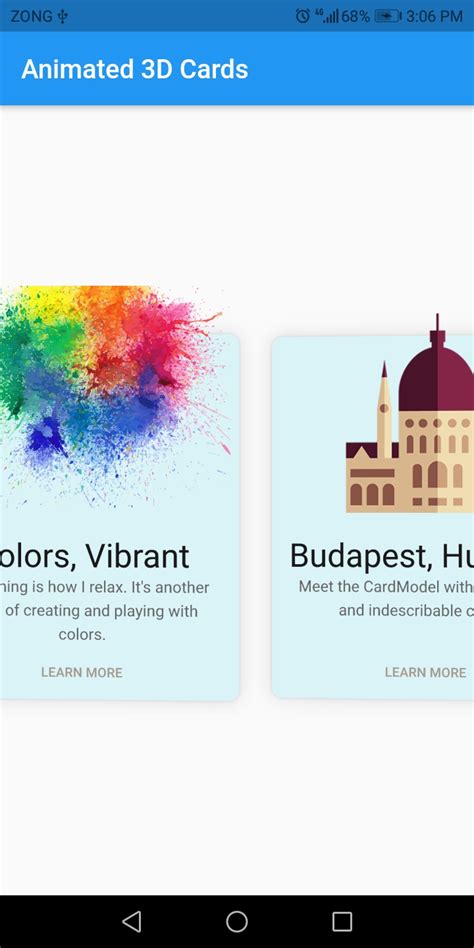 Flutteranimatedcards Flutter Package