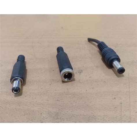 Jual Konektor Dc Male Female Socket Panel Mount Daya Listrik Solder Soket Lampu Led Strip Hias