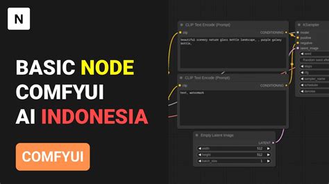Comfyui Penjelasan Basic Node Workflow Di Comfyui Generative Ai
