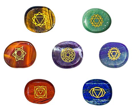 Chakra Stones Engraved Symbols Reiki Healing Philippines Ubuy
