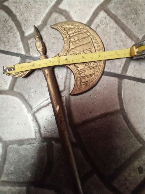 Vintage Antique Brass Axe Wall Display Hobbies And Toys Memorabilia