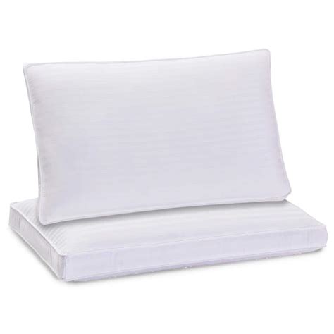 DreamLab Just Like Down Hypoallergenic Plush Down Alternative King Pillow 2 Pack HMD69502WHIT09