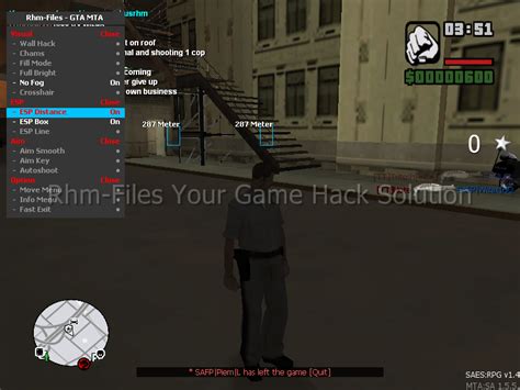 Cheat MTA Hack Update July Simple Features Wallhack Chams No Fog ESP Aimbot