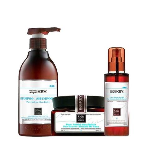 Saryna Key Curl Control Set Shampoo 300ml Butter 300ml Oil 105ml