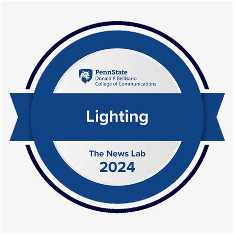 The News Labs Basics Of Lighting Badge Credly