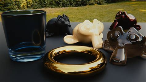 Suzannes Physically Based Shader Test Rblender