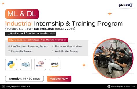 Industrial Internship Training Program January 2024 Regex Software