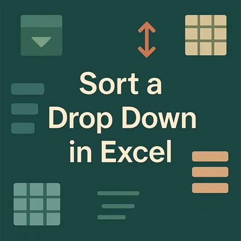 How To Sort A Drop Down In Excel 5 Useful Techniques Excel Insider
