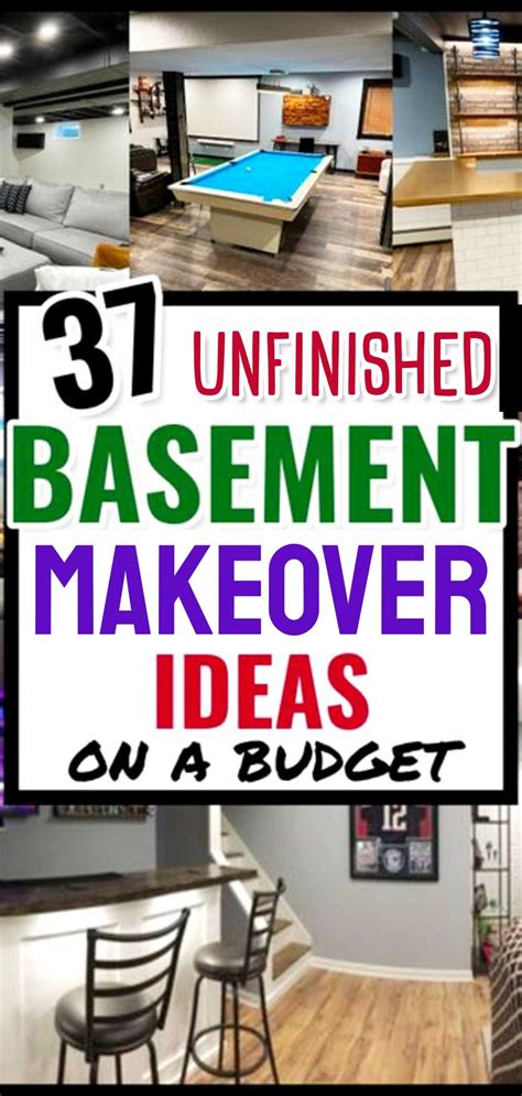 Ideas For Unfinished Basement Artofit