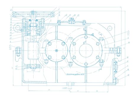 Premium Vector Abstract Engineering Drawing Vector Background
