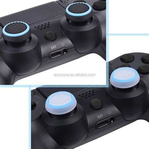 Two Color Thumb Grips Silicone Analog Stick Covers Thumbstick