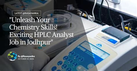 Hplc Analyst Job At Cultivator Phyto Lab Msc Chemistry Apply