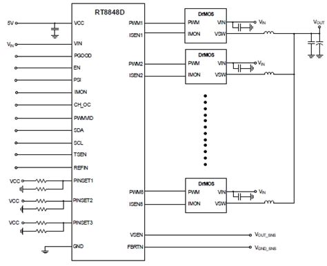 Rt8848d Multi Phase Pwm Controller With Pwm Vid Reference Richtek