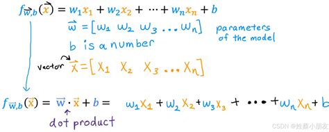 多特征线性回归模型 x下标j 上标i区别 CSDN博客