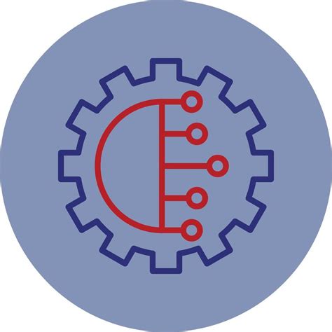 Digital Line Two Color Circle Icon 46547645 Vector Art At Vecteezy