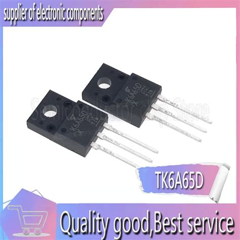 10 개/몫 K6A65D TK6A65D 새로운 재고 TO 220F 650V 6A|반도체 집적회로| - AliExpress