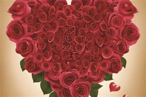 Heart With Red Roses Graphic By Syuzi Art · Creative Fabrica