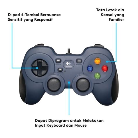 Jual Logitech Gamepad F310 Pc Gaming Controller Joystick Shopee