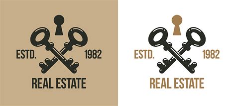부동산 벡터 로고 부동산 에이전시 엠블럼 턴키 기호 비즈니스 정체성 판매 또는 임대 주택 부동산 테마 가정용 장비에 대한 스톡