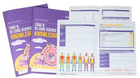 Core B1 Core Science Concepts Knowledge Book For Ncfe T Level Health For Exams Up To 2026