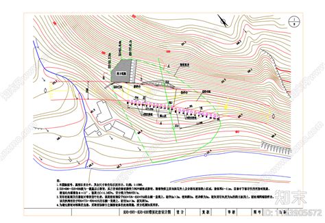 公路边坡抗滑桩施工图下载【id1123905672】知末案例馆