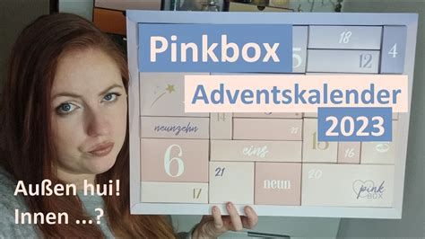 Weiß ich nicht muss das Pinkbox Premium Adventskalender 2023