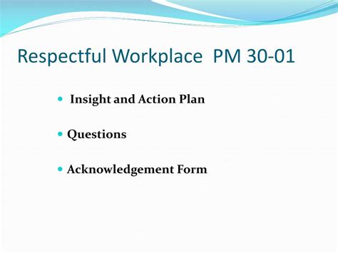 Ppt Respectful Workplace Powerpoint Presentation Free Download Id