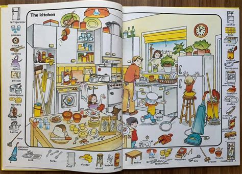 📚 ปกแข็ง เล่มใหญ่ สภาพดีมาก Usborne The First Thousand Words A