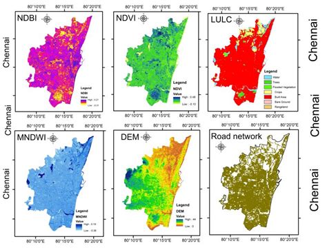 Chennai Some Visualization Using Arc Gis Open Street Map Dem Landst 8 Pradip Sarkar Ugc Jrf