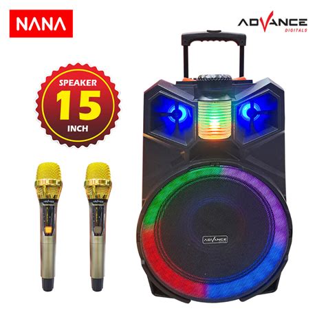 Jual NANA Advance 15 Inch Speaker Bluetooth K1512C New 2 Pc Gold