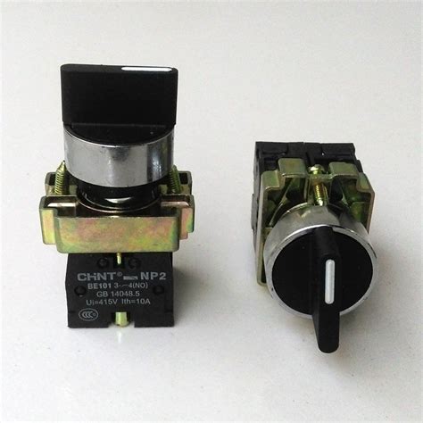 Selector 2 Posiciones Fijas Negro 1na Chint El Tanganazo Selector 2 Posiciones Fijas Negro 1na Chint El Tanganazo