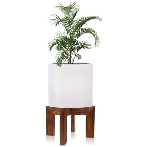 Hismocal Wood Plant Stand Indooroutdoor For Plants Large
