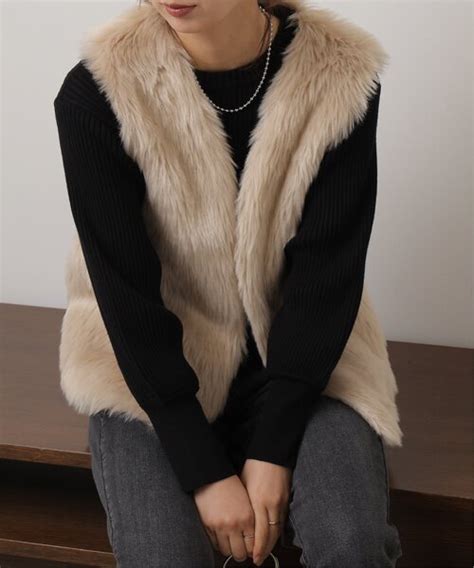 Frames Ray Cassin（フレームスレイカズン）の「ロングファーマタギベスト（ブルゾン）」 Wear
