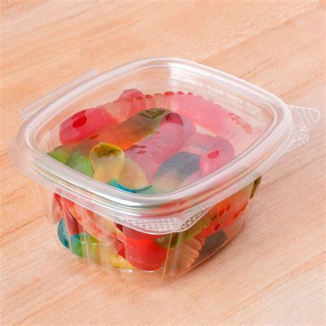 Genpak 6 Oz Clear Hinged Deli Container 100pack