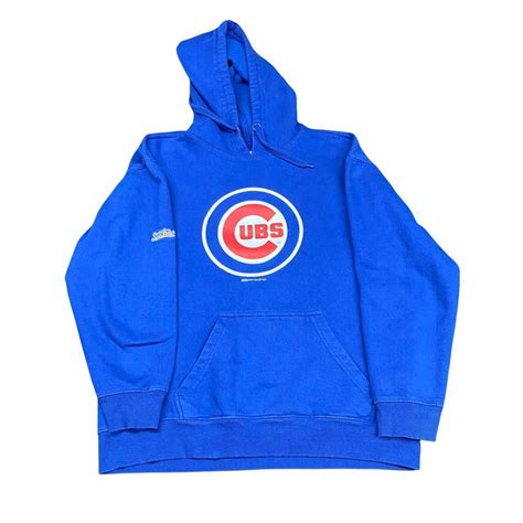 Chicago Cubs Hoodie Great Piece By Stitches Blue Depop