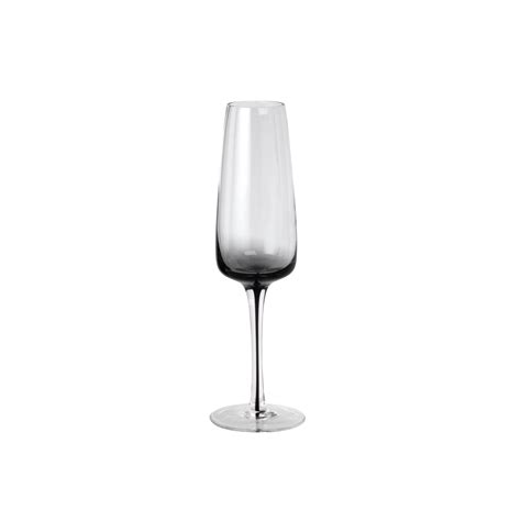 Smoke Flute Glass Set Of 4 Gessato Design Store
