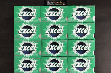 Win A Free Pack Of Excel Gum — Deals From Savealoonie