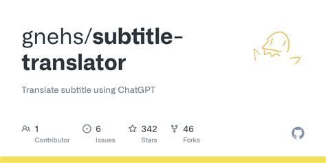 Subtitle Translator README Md At Main Gnehs Subtitle Translator GitHub