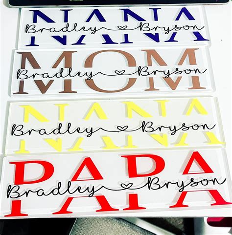 Custom Made Name Tiles Etsy