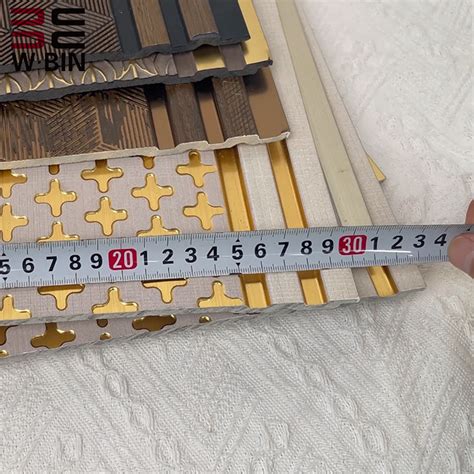 Wangbin Factory The Most Popular Product High Density Pvc Wall Board Polystyrene Cladding Panel