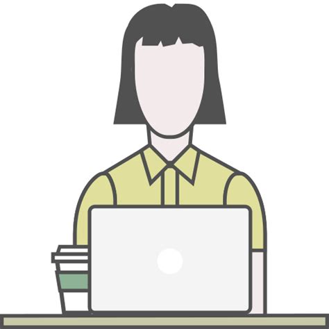 Backend Coding Developer Female Frontend Programmer Qa Icon