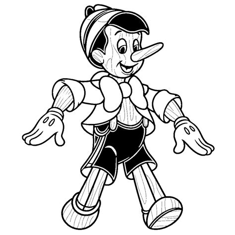 Pinokio Smiješan Bojanje Coloringlib