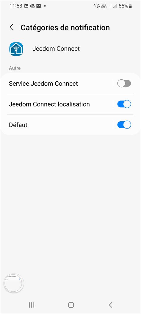 Notifications Personnalisées Communication Communauté Jeedom