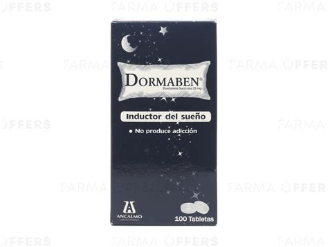 Dormaben Tabl 25mg 1 De 100 Farmaoffers