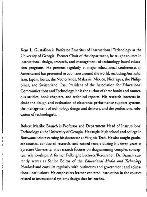 Survey Of Intructional Development Models Pdf Instructional Design