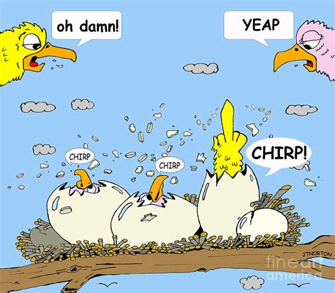 Chirp Drawing By Jack Norton Fine Art America