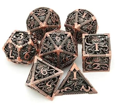 Juego De Dados De Metal Hueco Poliédrico Pulpo Dados De Met Mercadolibre