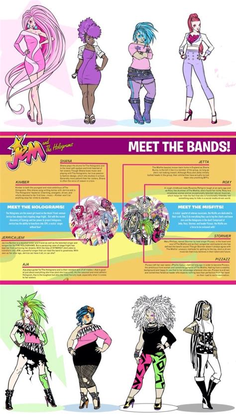 Jem And The Holograms Jerrica Jem Benton Kimber Benton Aja Leith