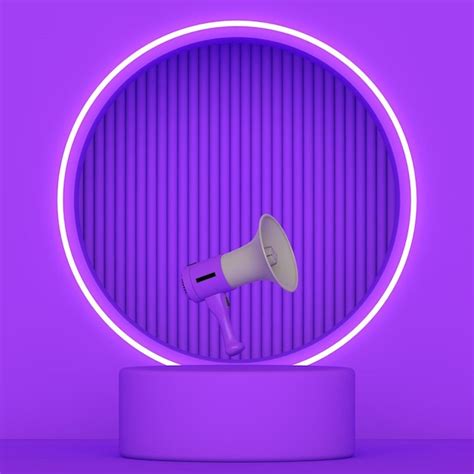 premium photo purple podium and minimal abstract background 3d